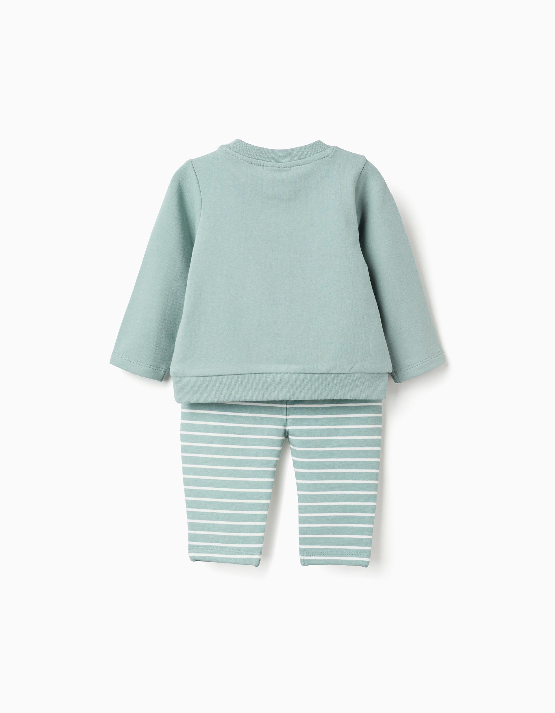 Set with snap buttons, light green – ZIPPY