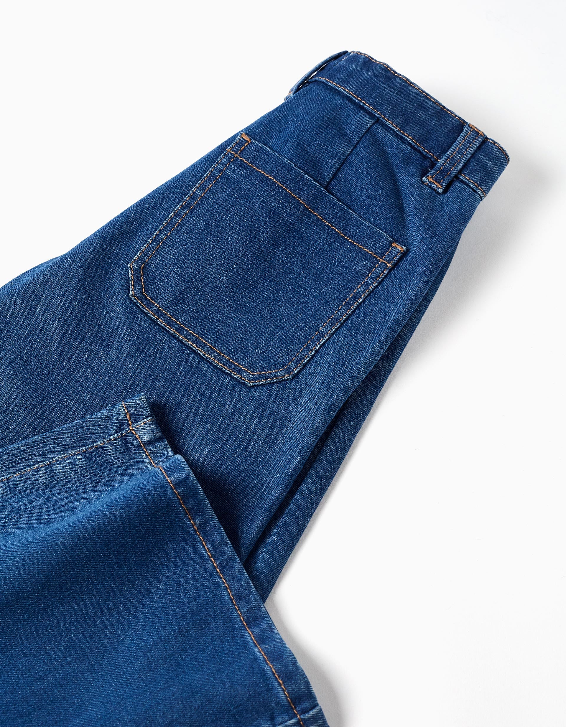 Wide Leg Denim Pants for Girls, Blue – ZIPPY