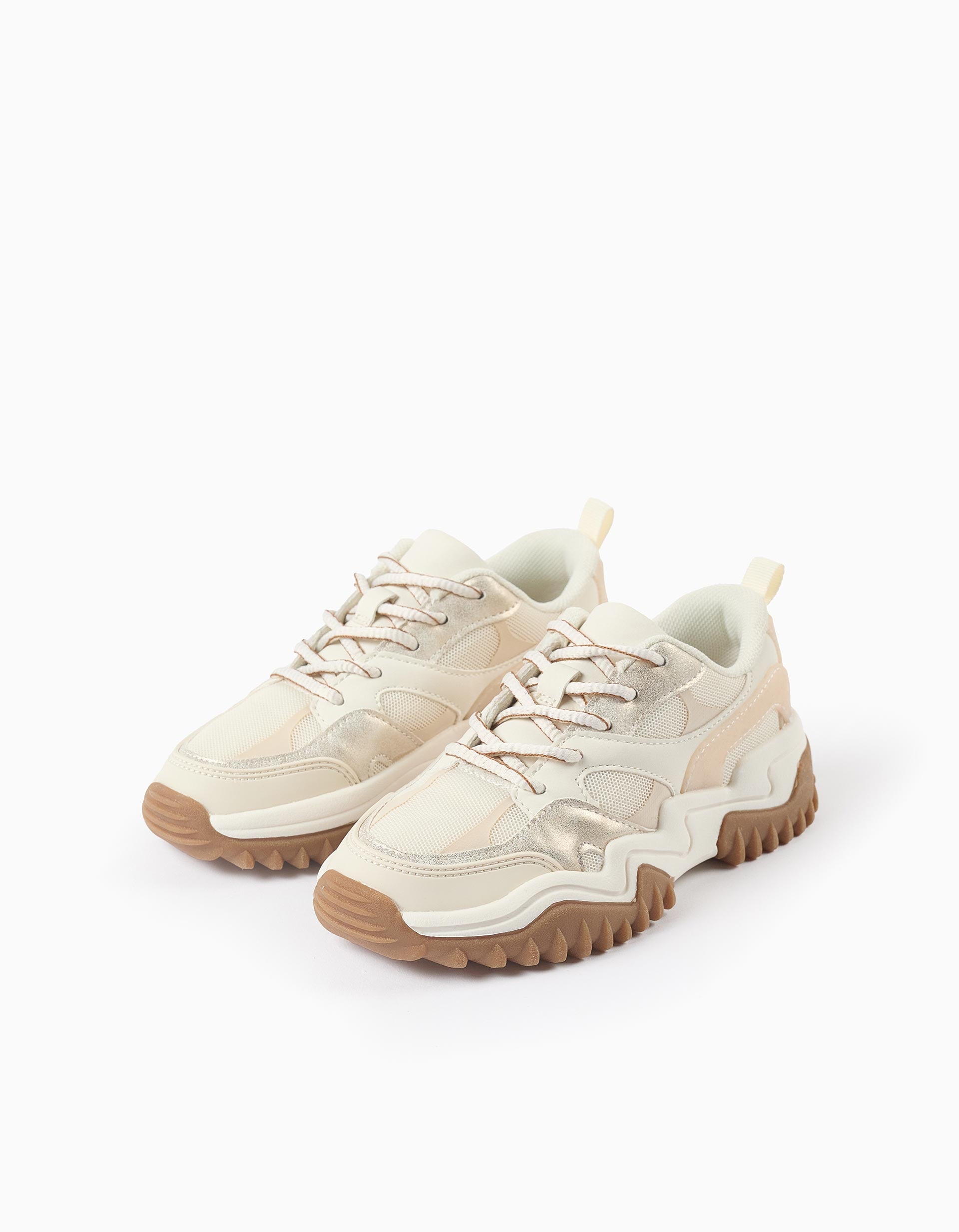 Combined trainers with laces and chunky sole for girls, multicolour – ZIPPY