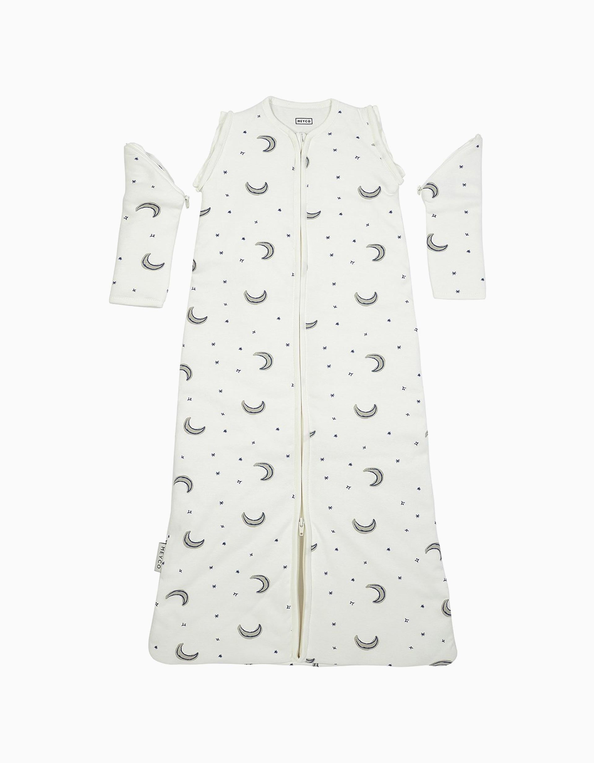 Sleeping Bag with Sleeves Meyco TOG 2.5 90 cm, Moon Indigo – ZIPPY