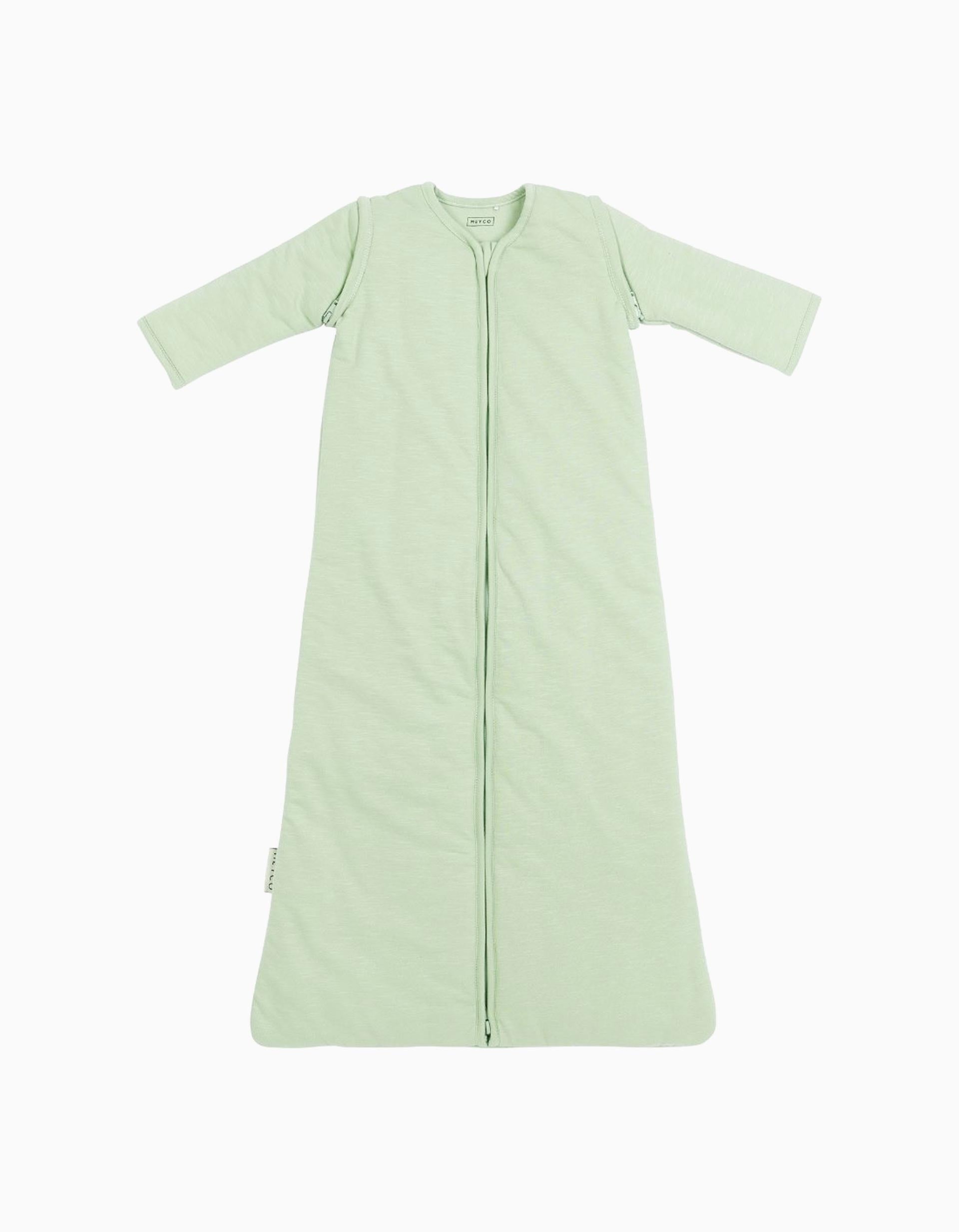 Sleeping Bag with Sleeves Meyco TOG 2.5 90 cm, Soft Green – ZIPPY