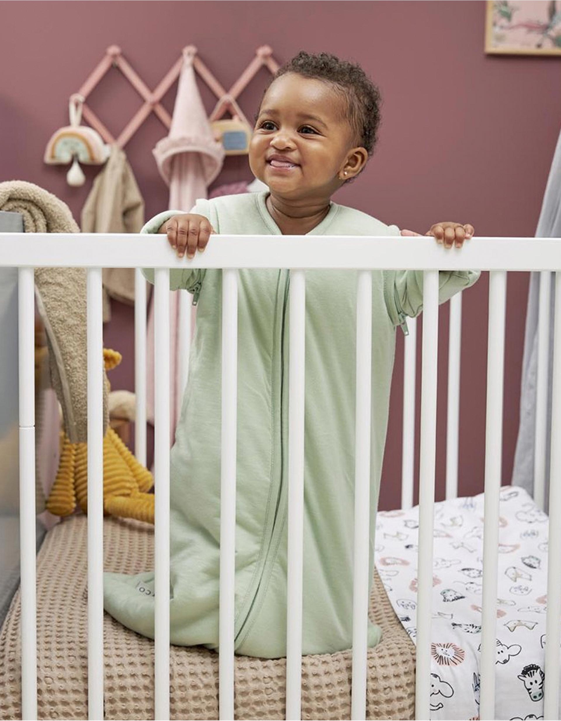 Sleeping Bag with Sleeves Meyco TOG 2.5 90 cm, Soft Green – ZIPPY