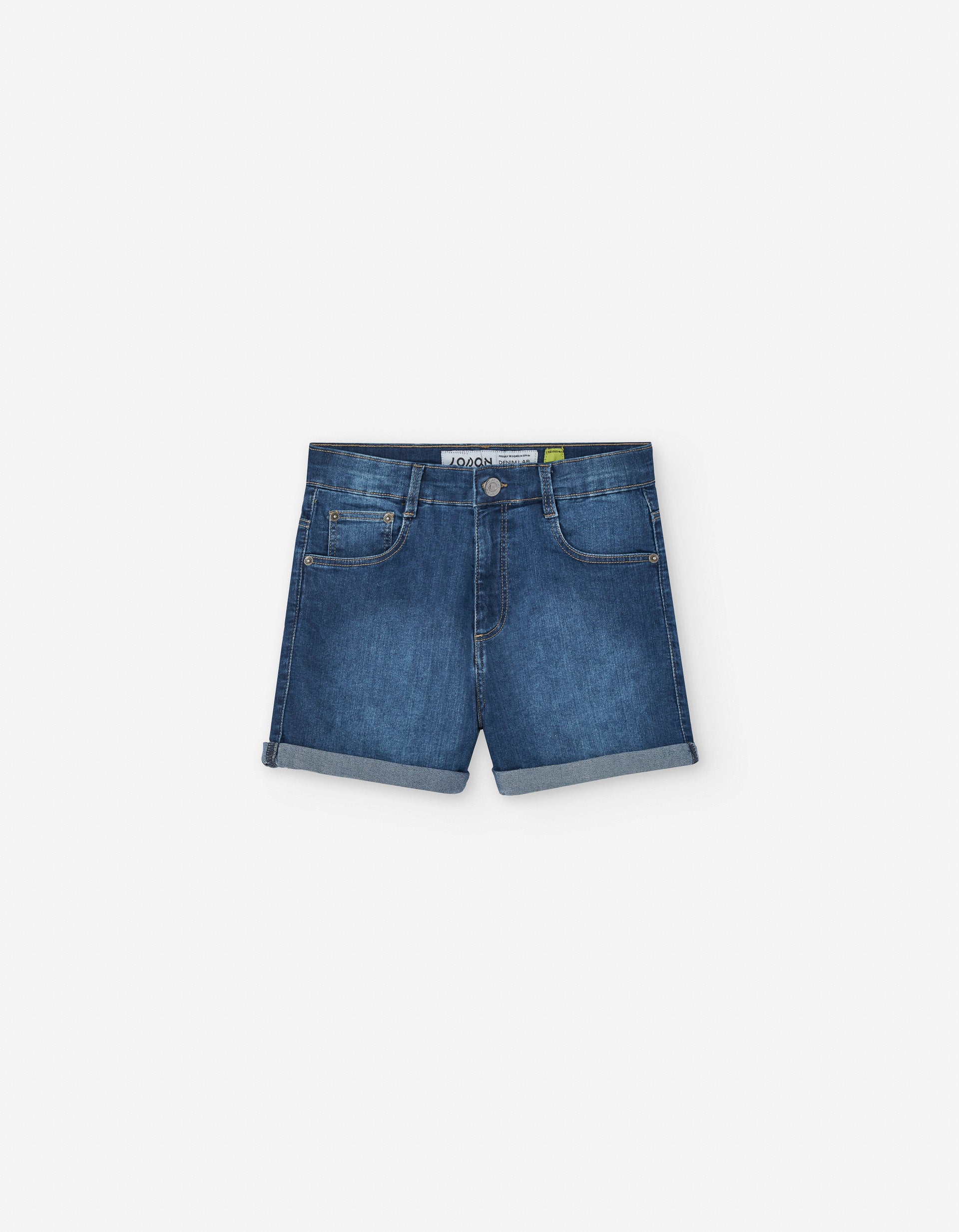 Denim Shorts with Turn-up Hems – ZIPPY